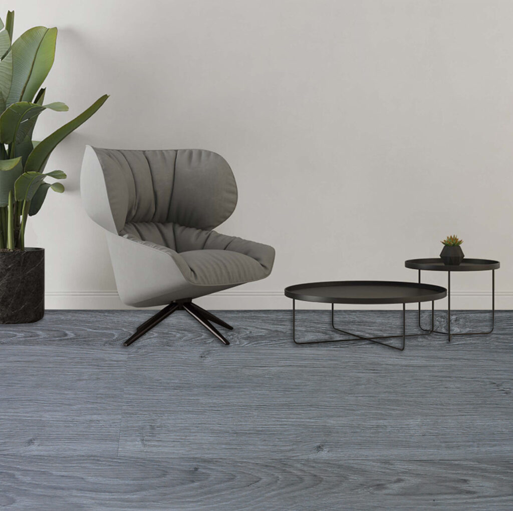 Piso Vinílico Lvt, Marca Nuvow, Colección Urbana, Mod Paris, Espesor 2mm, Color Gris Oscuro ...