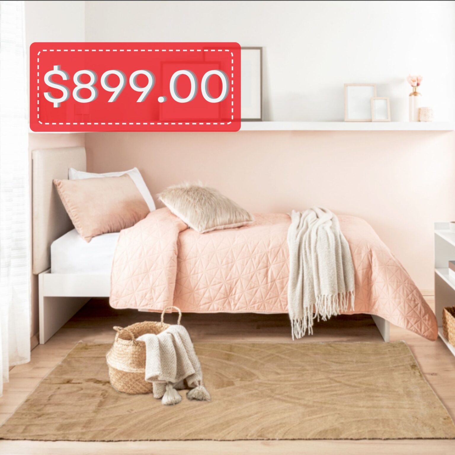 Tapete Decorativo para Sala y Recamara, Nuvow, Mod. Tedd, Beige (En ...