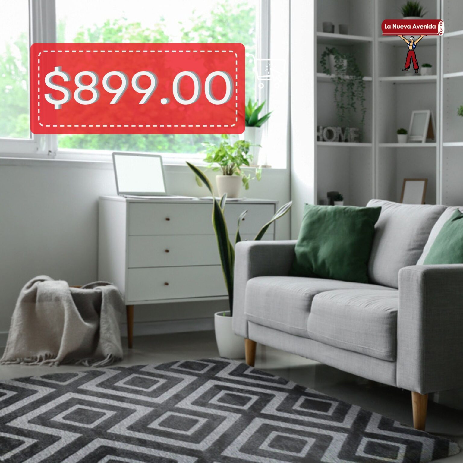 Tapete Decorativo para Sala y Recamara, Nuvow, Mod. Mahal, Gris C ...