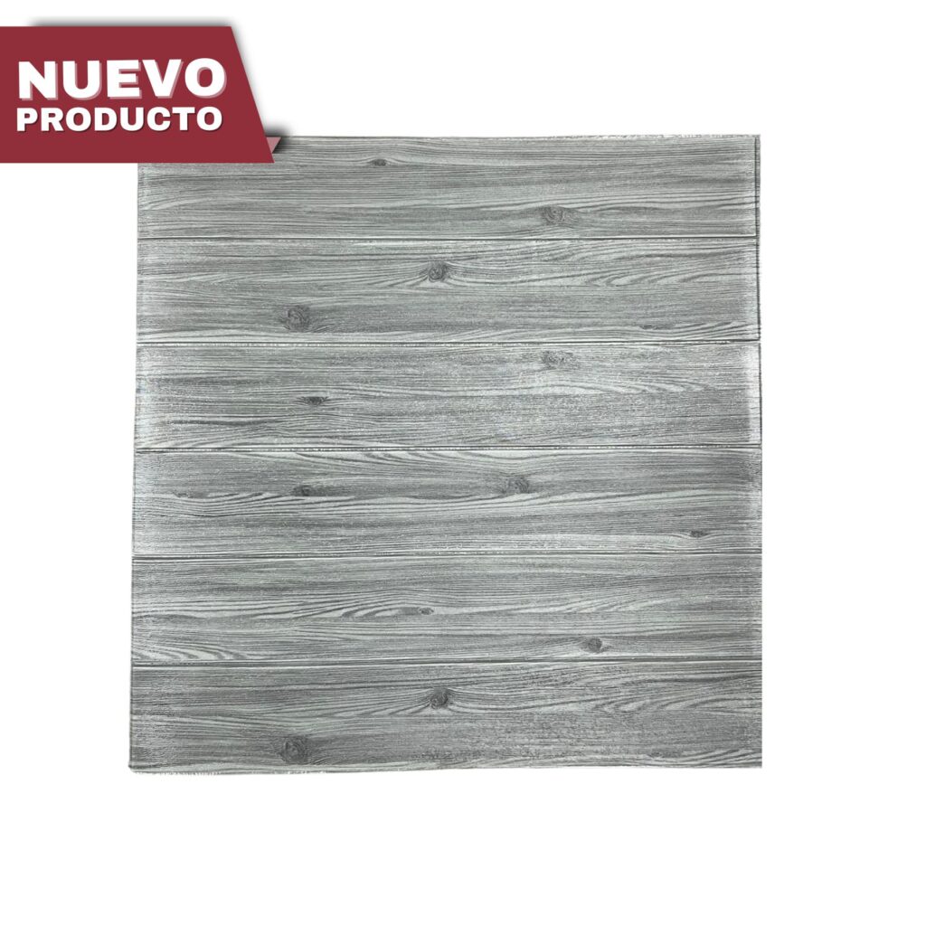Panel 3D Decorativo Roble Gris | Deco Pop Nuvow - PISOS Y MUROS LNA